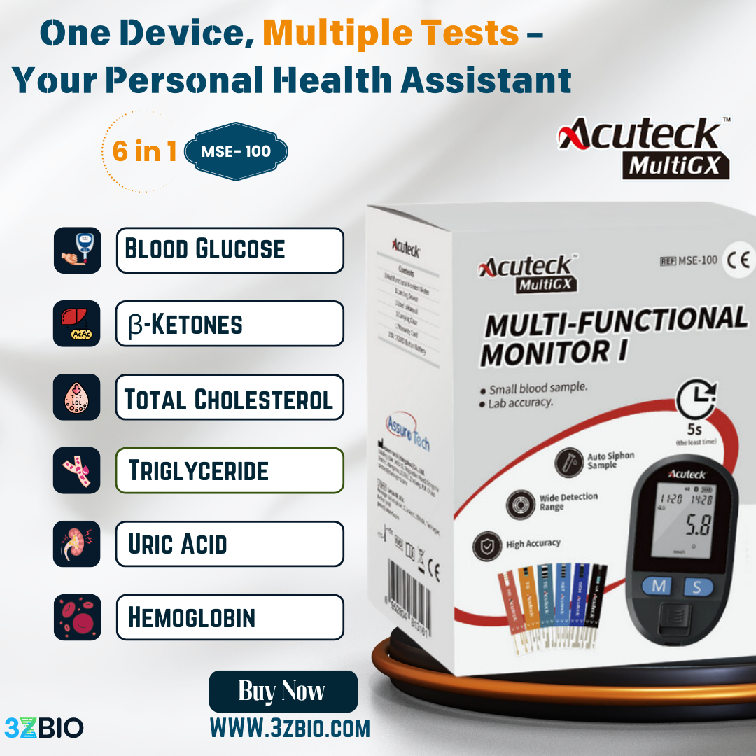 Acuteck MultiGX Multi-Function 6 in 1 – Health Monitoring System – 3ZBIO